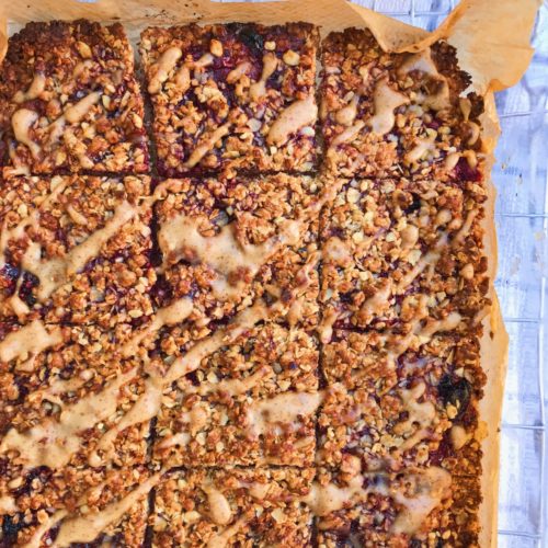 Vegan Jam Flapjack Recipe | Vegan Jam Filled Flapjacks